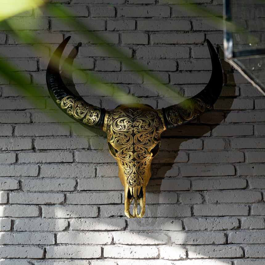 Buffalo Skulls for Sale | Carved Bison Skulls | Skull Bliss