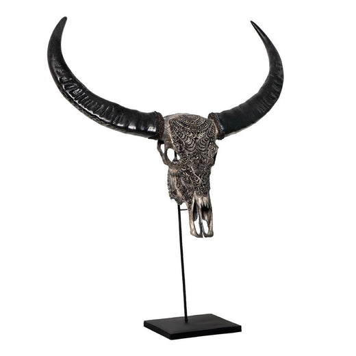 Buffalo Skulls - Metallic Stand – Skull Bliss