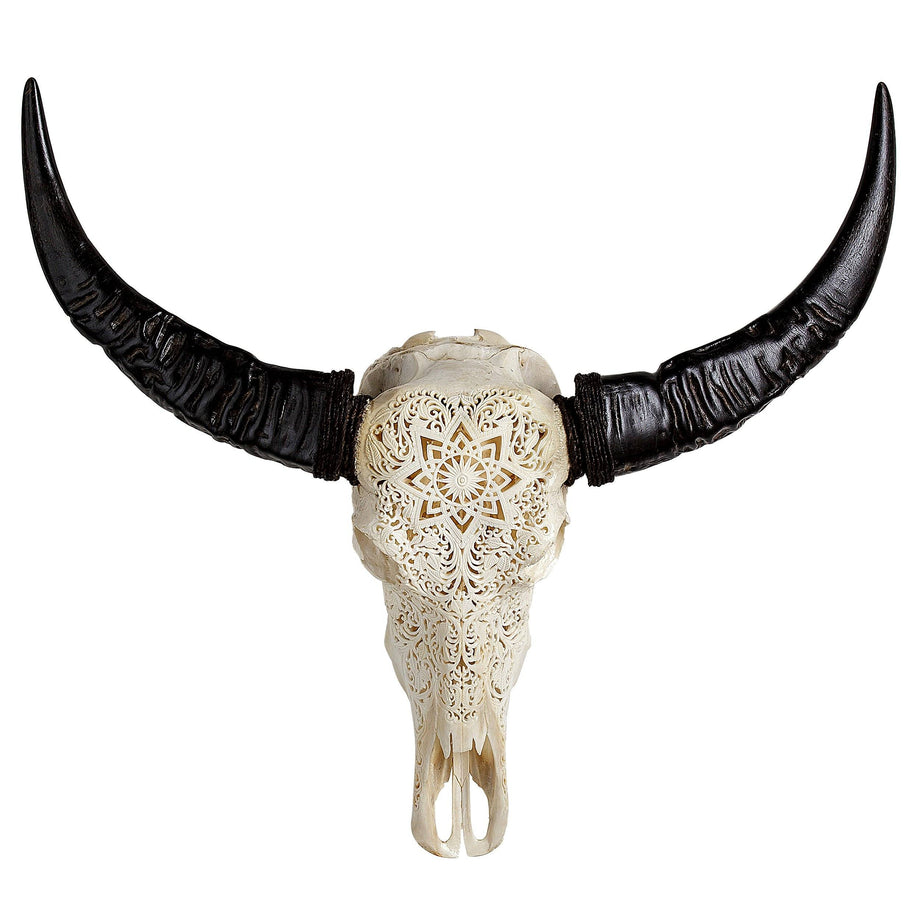 Buffalo Skulls for Sale | Carved Bison Skulls | Skull Bliss