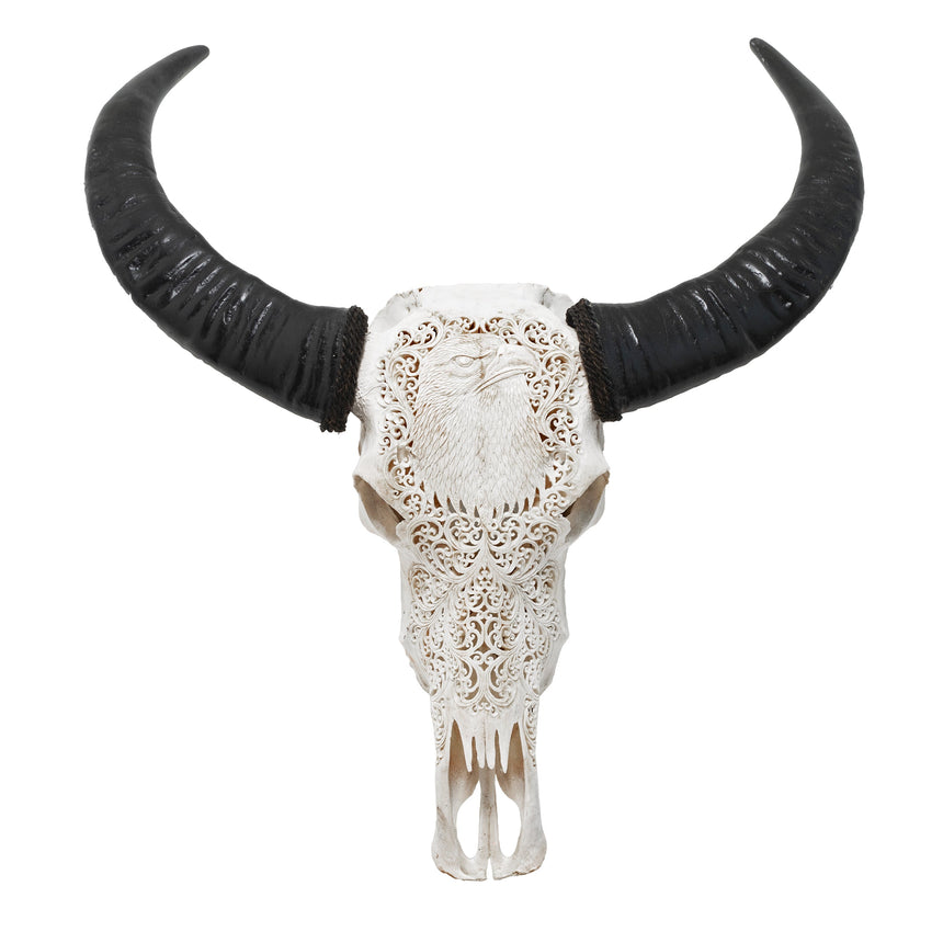 Buffalo Skulls for Sale | Carved Bison Skulls | Skull Bliss
