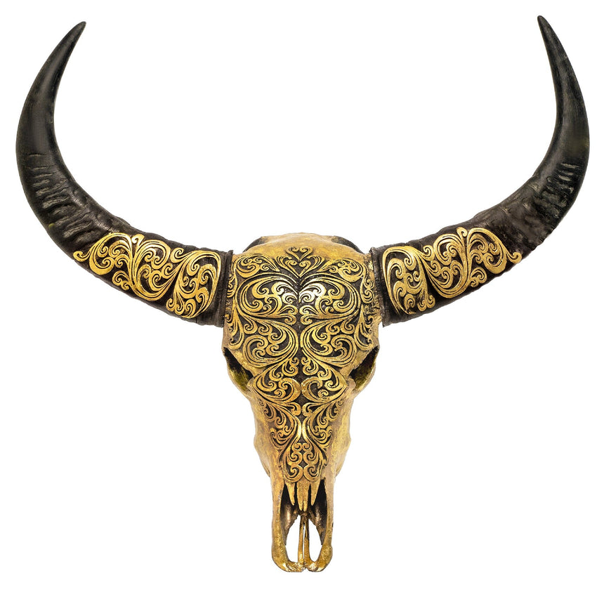 Buffalo Skulls for Sale | Carved Bison Skulls | Skull Bliss