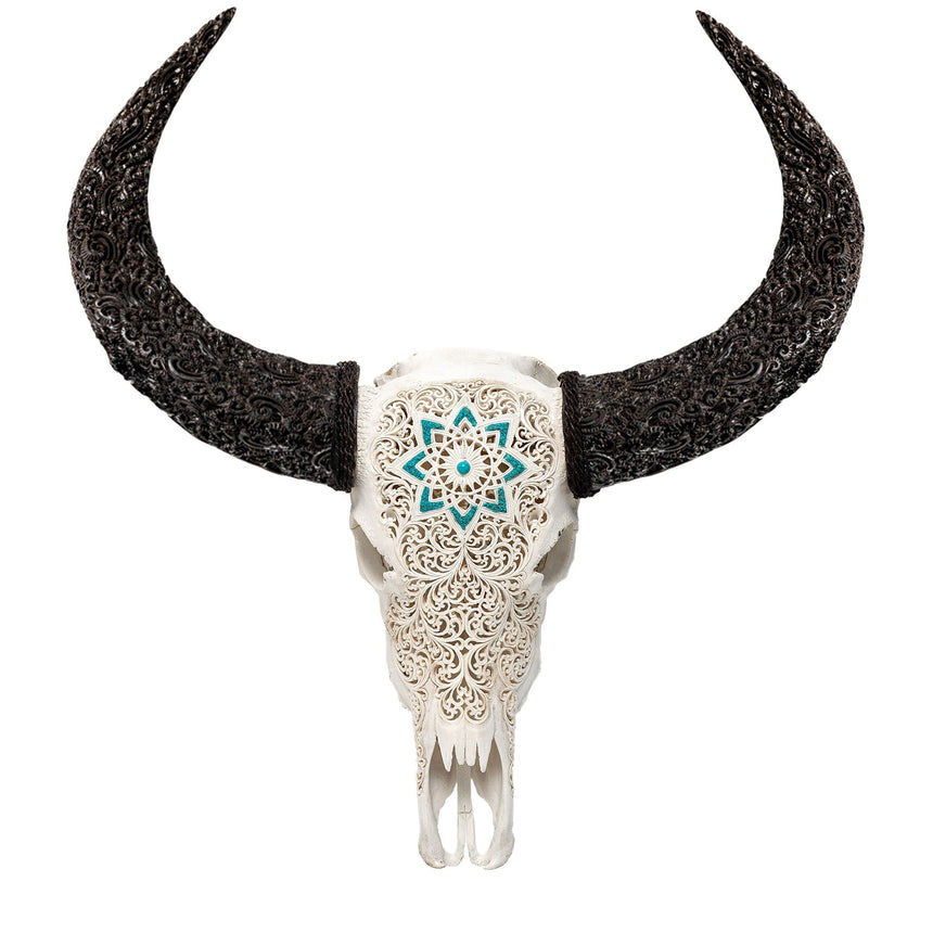 Buffalo Skulls for Sale | Carved Bison Skulls | Skull Bliss