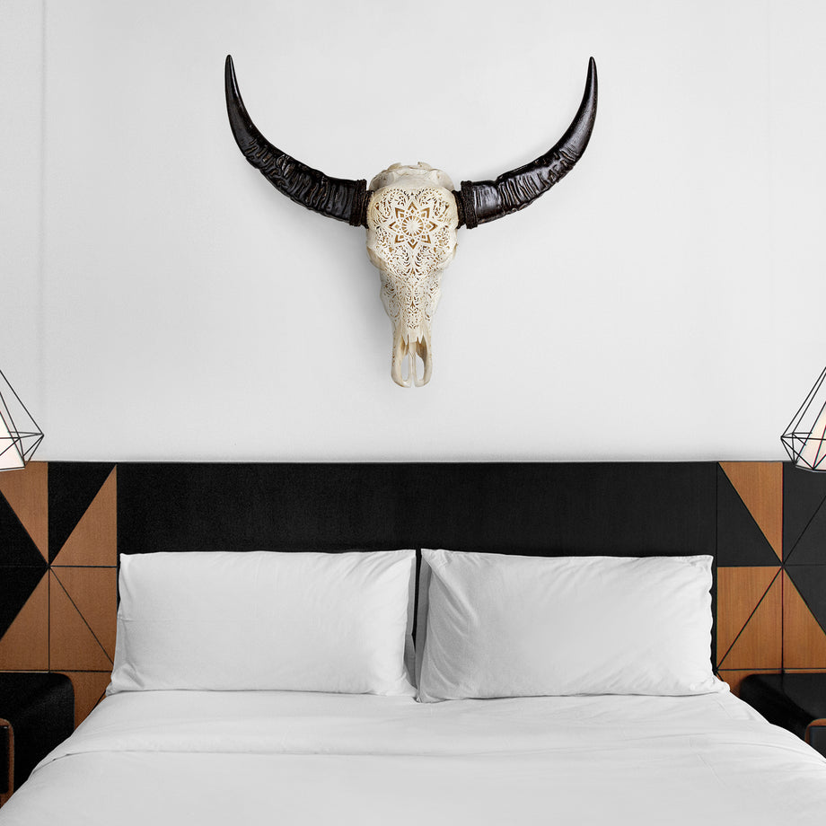 Buffalo Skulls for Sale | Carved Bison Skulls | Skull Bliss