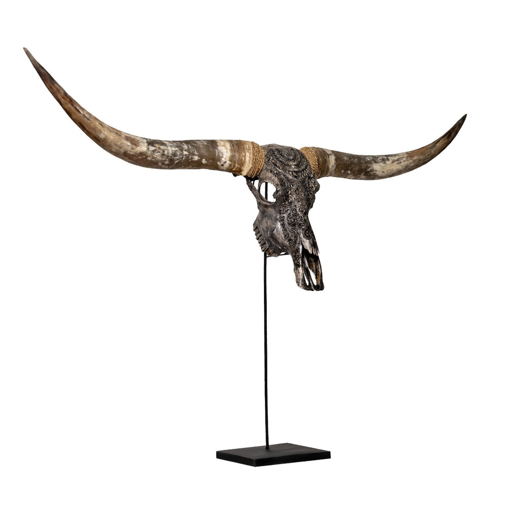 Longhorn Skulls - Metallic Stand – Skull Bliss