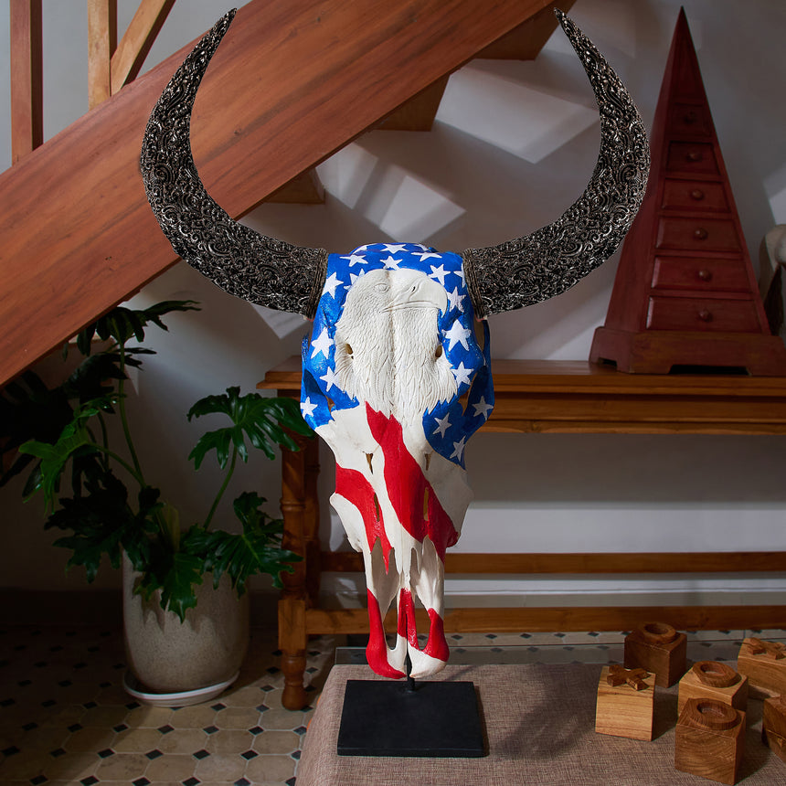 Buffalo Skulls for Sale | Carved Bison Skulls | Skull Bliss